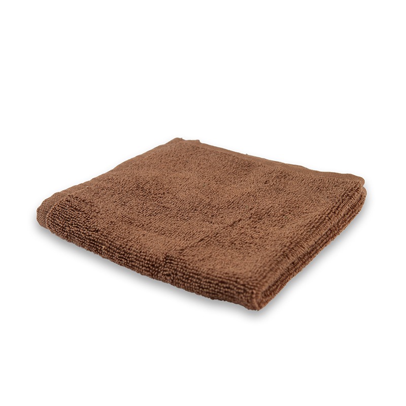 IndoLinen Face Towel Plain Brown | IndoLinen