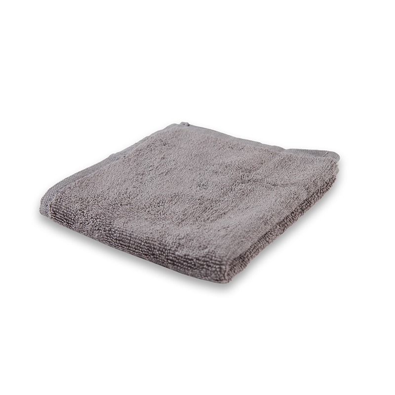 IndoLinen Face Towel Plain Grey | IndoLinen